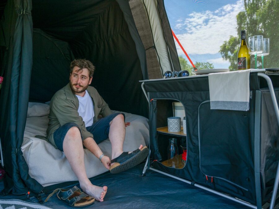 T24 self inflating smart tent • OPUS Smart Tents