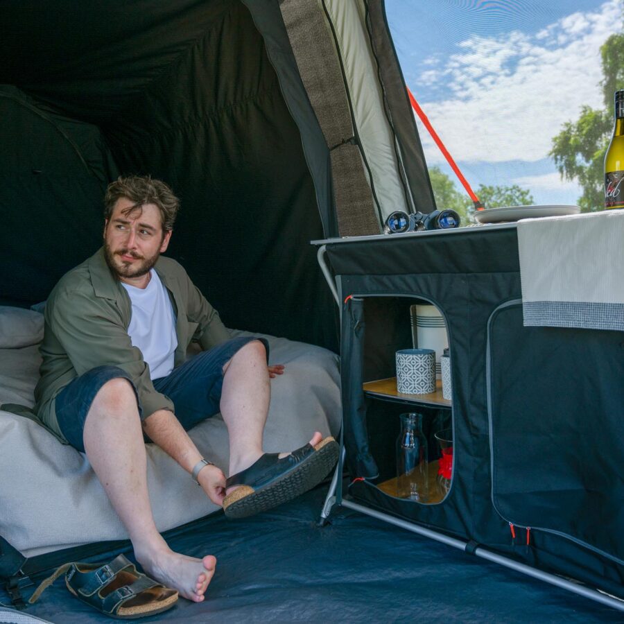 T24 self inflating smart tent • OPUS Smart Tents