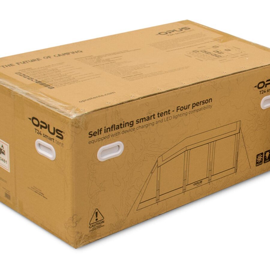 T24 self inflating smart tent • OPUS Smart Tents